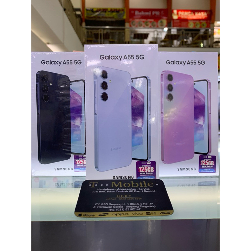 Jual SAMSUNG Galaxy A55 5G RAM 8GB/ 12GB / 256GB - ICE BLUE - IP67 - sAMOLED 120Hz - RESMI SEIN ...