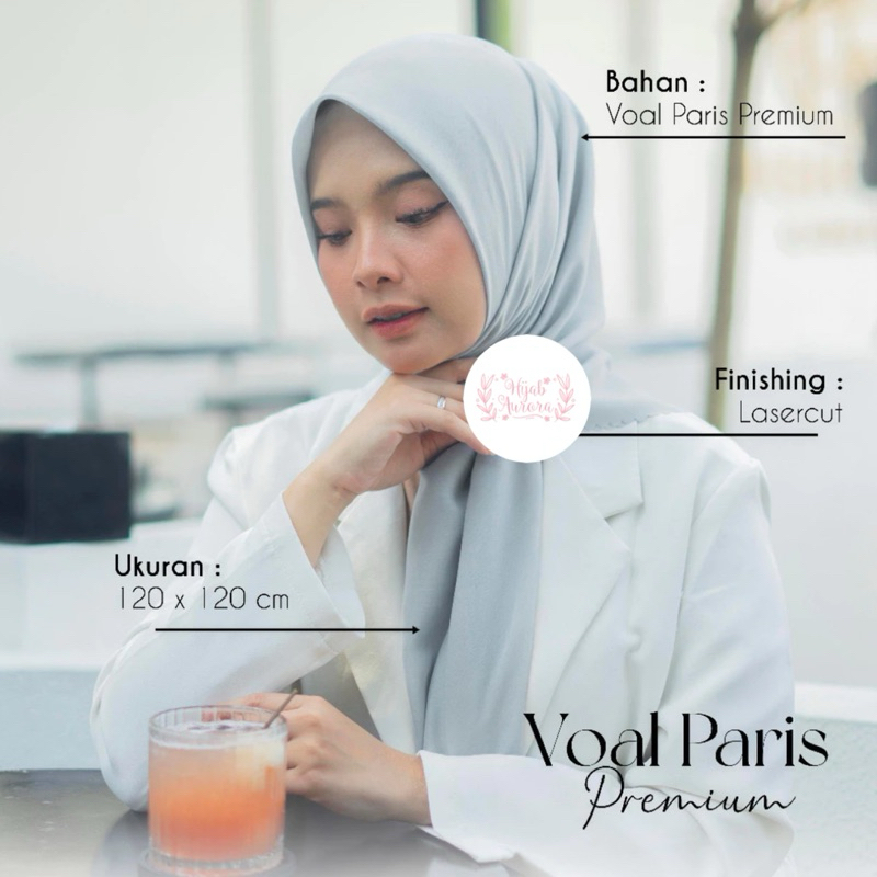 Jual VOAL PARIS PREMIUM LEBAR 120x120cm HIJAB SEGIEMPAT POLOS PARIS DAILY HIJAB JILBAB | Shopee ...
