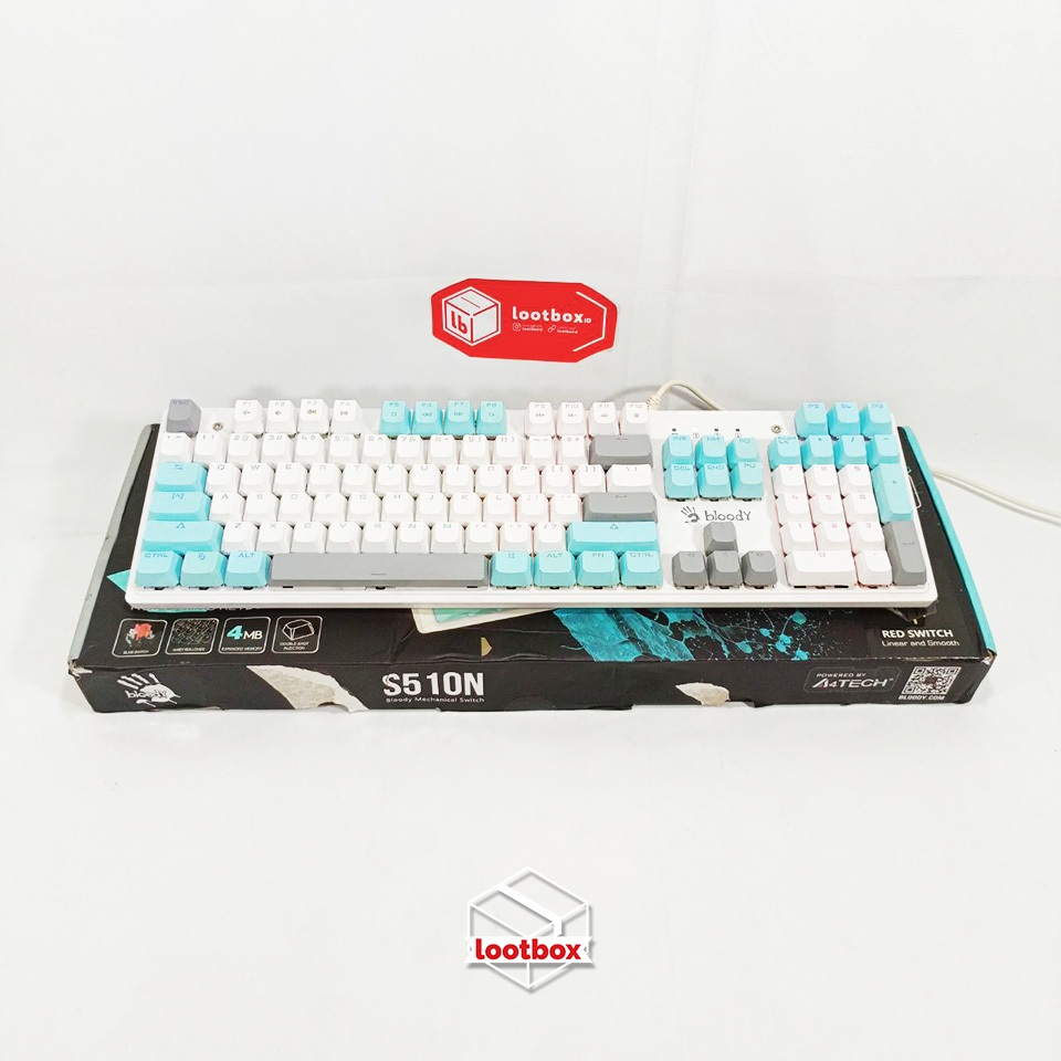 Jual Keyboard Gaming Mechanical A4Tech Bloody S510N RGB - SECOND | Shopee Indonesia