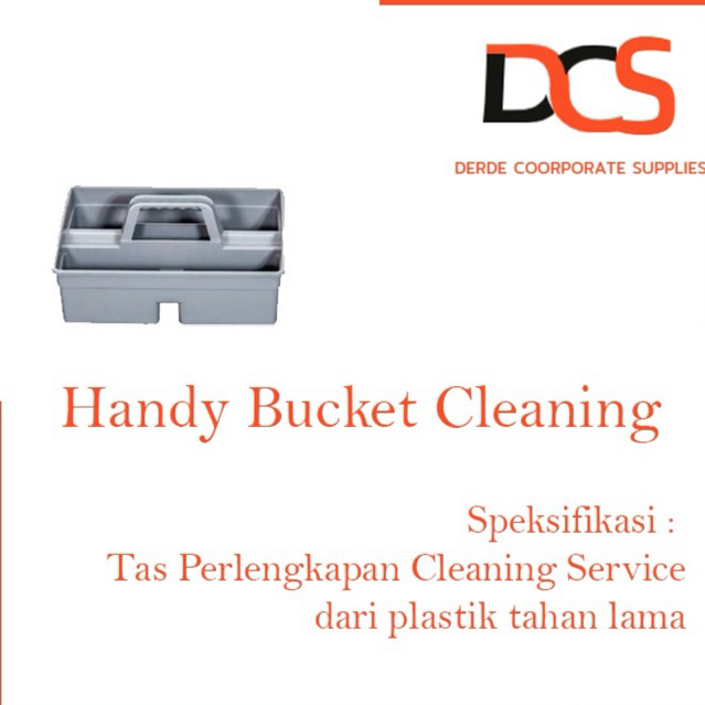 Jual Handy Cleaning Bucket Tools - Tas Cleaning Service - Caddy Carry ...