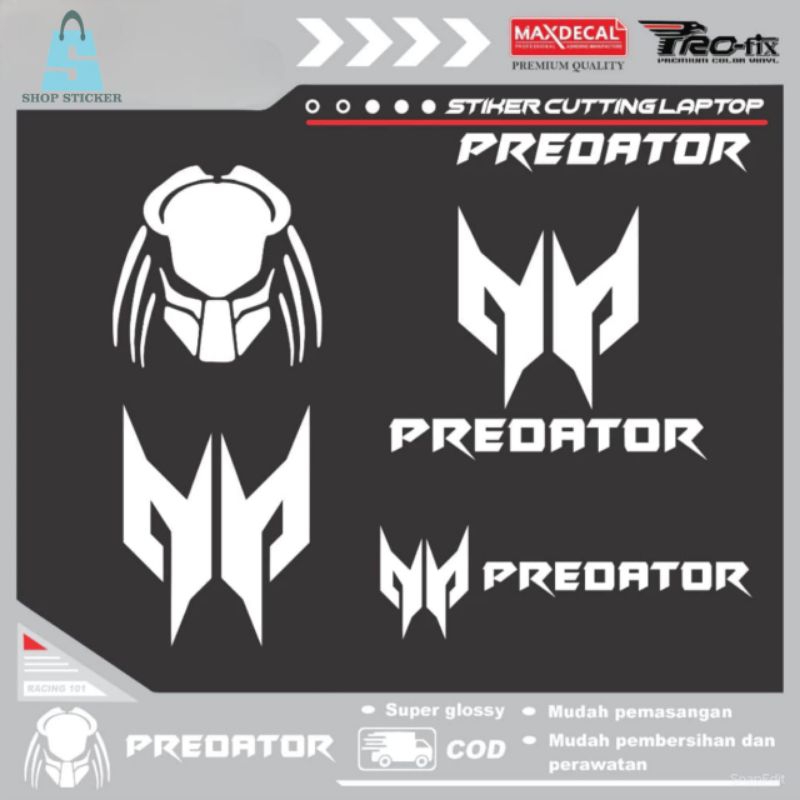 Jual Stiker cutting Predator/ stiker sticker cutting Predator/ stiker ...