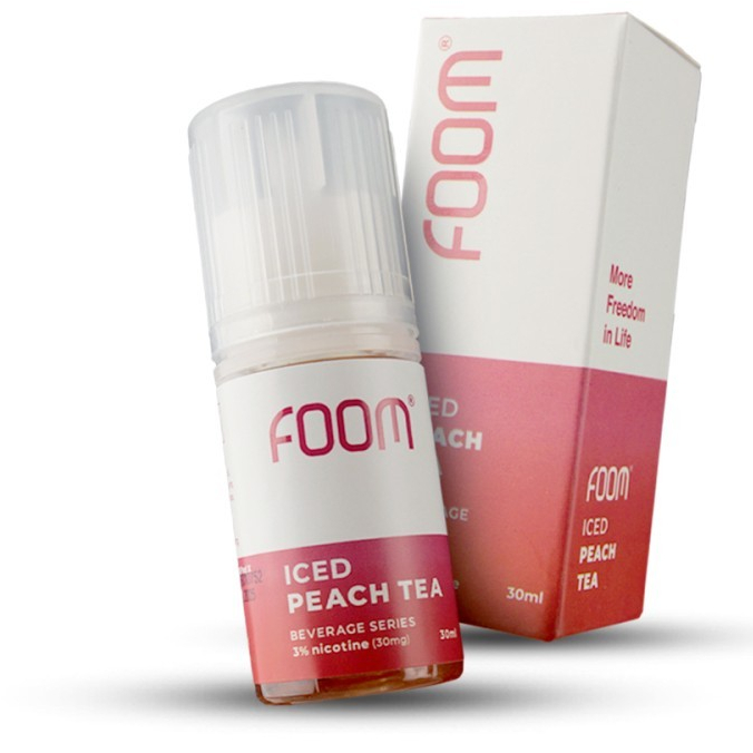 Jual Foom ICED PEACH TEA Salt Nic 30ML by Foom Lab Global | Shopee ...
