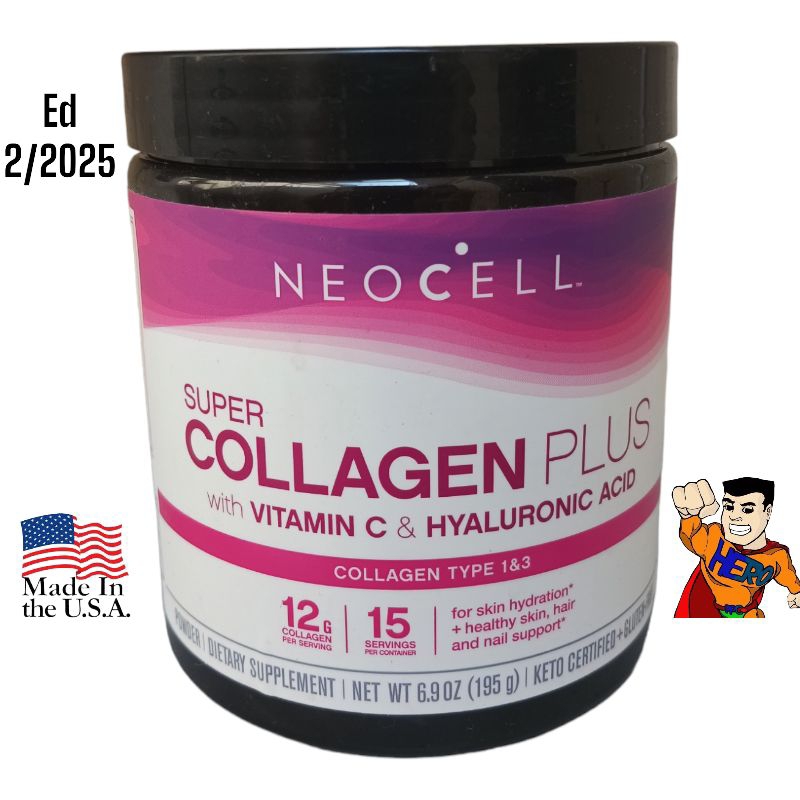 Jual Neocell Super Collagen Plus With Vitamin C and Hyaluronic Acid 195 ...