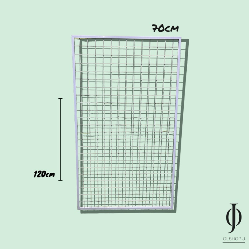 Jual Rak Gantung Gridwall Ram Bingkai 70x120cm Rak aksesoris dinding ...