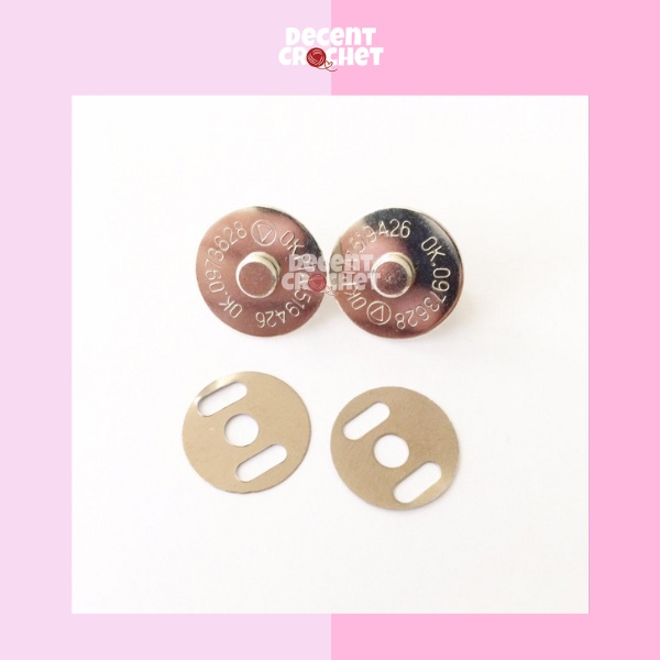 Jual Decent Crochet - Kancing Magnet Tas | Shopee Indonesia