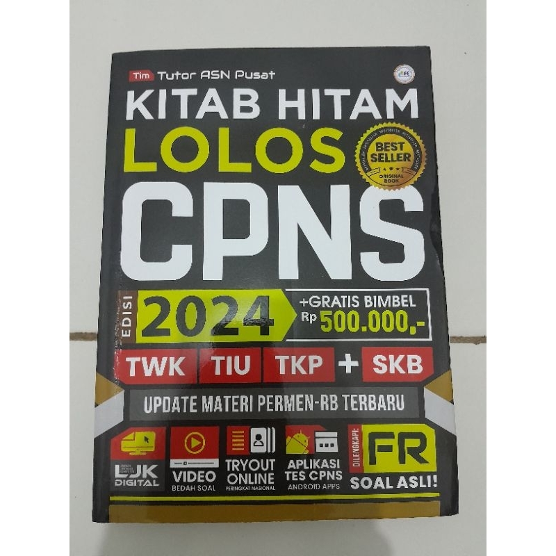 Jual KITAB HITAM LOLOS CPNS 2024 | Shopee Indonesia