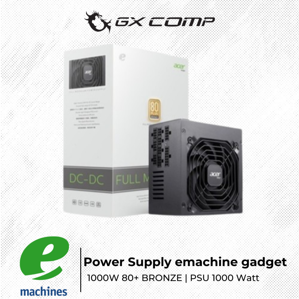 Jual Power Supply Acer emachine gadget - 1000W 80+ BRONZE | PSU 1000 ...