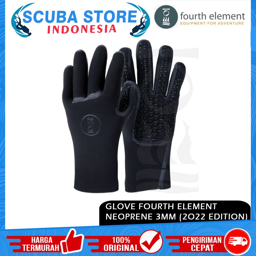 Jual Glove Fourth Element Neoprene 3mm Sarung Tangan Scuba Diving Selam Dive Freedive Freediving ...