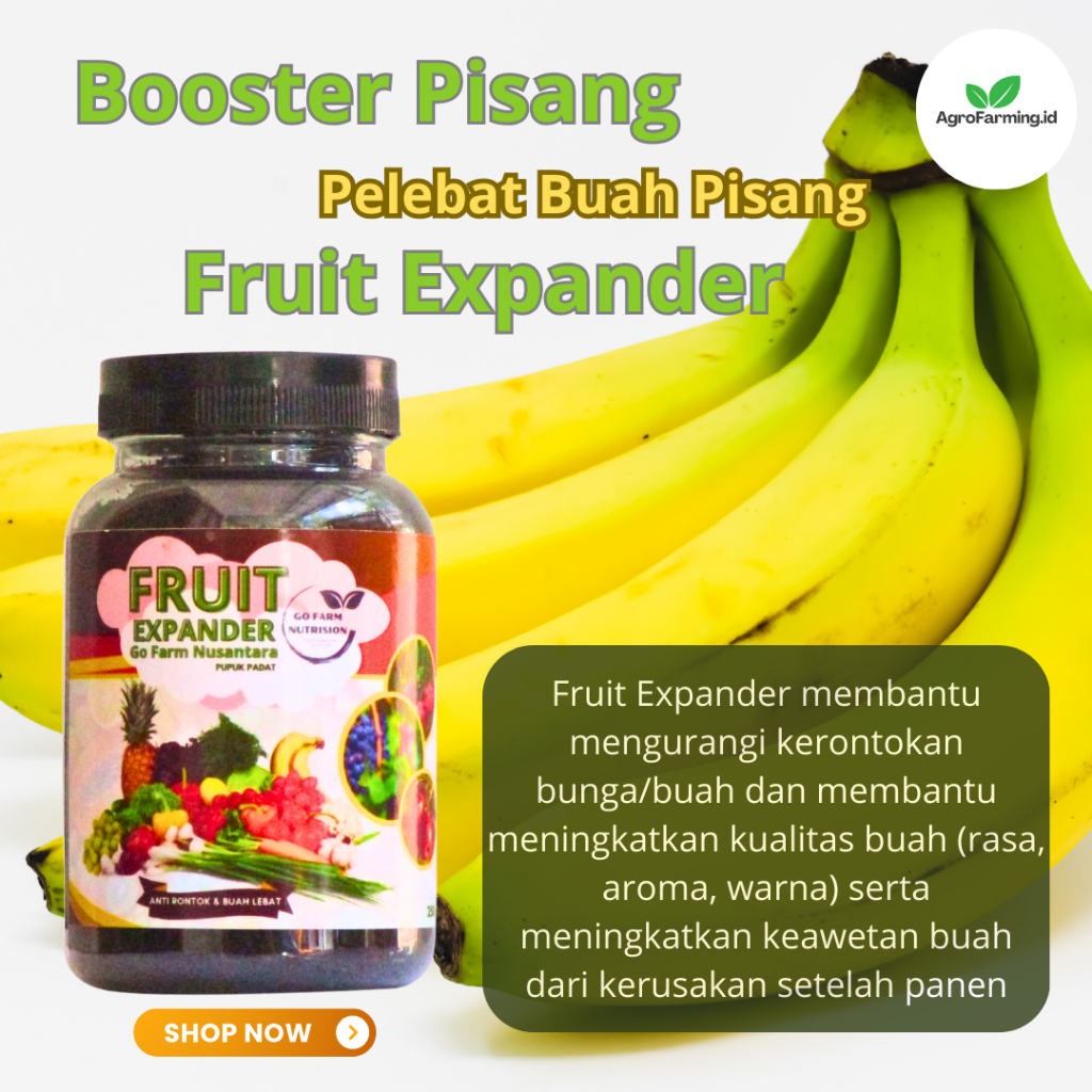 Jual Pupuk Organik Booster: Pelebat Buah Pisang untuk Pertumbuhan Cepat dan Lebat - Agroframing ...