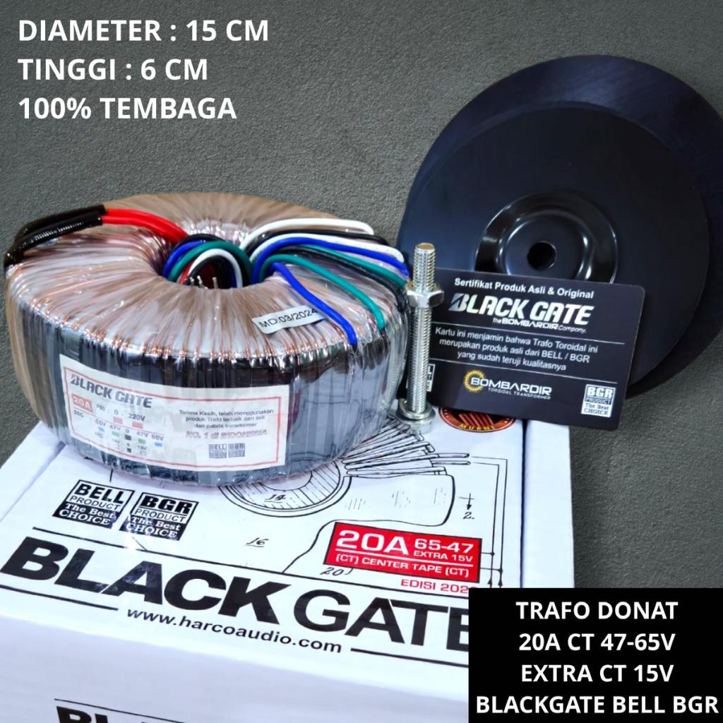 Jual Trafo Donat Toroid 20A CT 47-65V Murni Bombardir BLACKGATE 65V | Shopee Indonesia