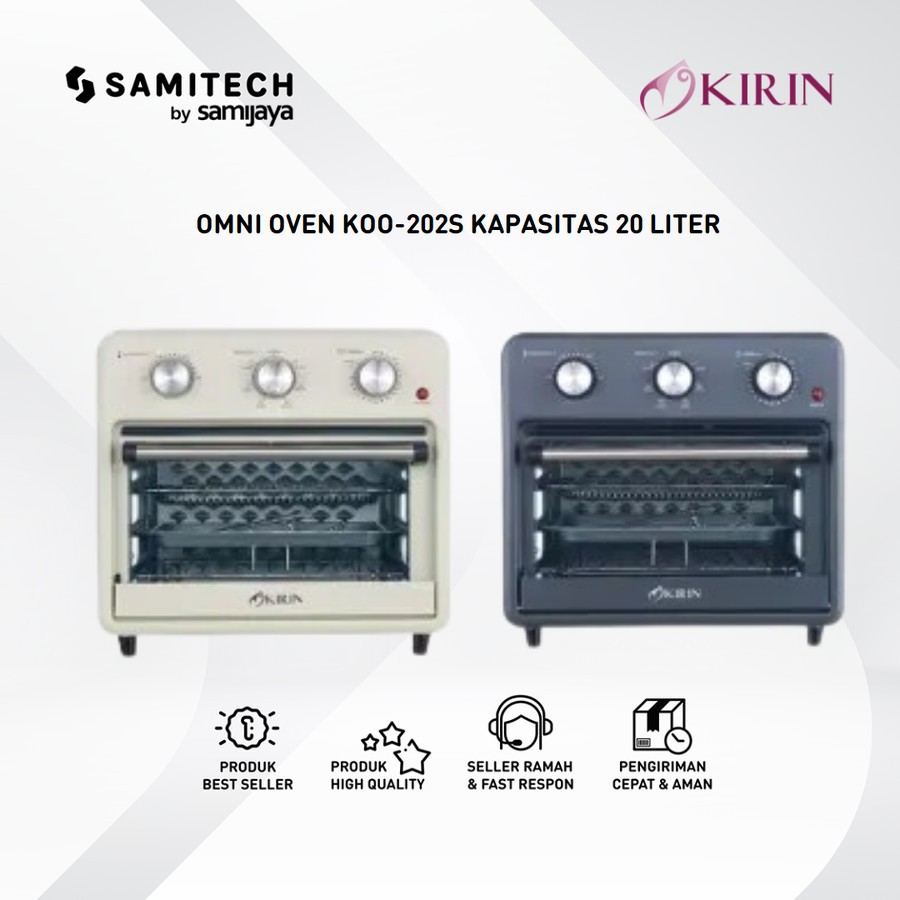 Jual OVEN LISTRIK KIRIN KOO-202S KOO 202S Kapasitas 20 Liter Omni Oven | Shopee Indonesia