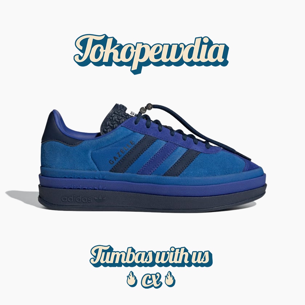 Jual Adidas Gazelle Bold Bright Royal / Semi Lucid Blue (IH9991 ...