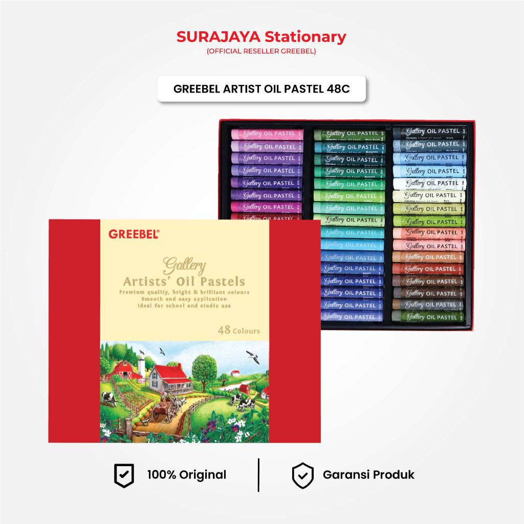 Jual Crayon Krayon Greebel Artist 48 Warna / Greebel Artist Oil Pastel ...