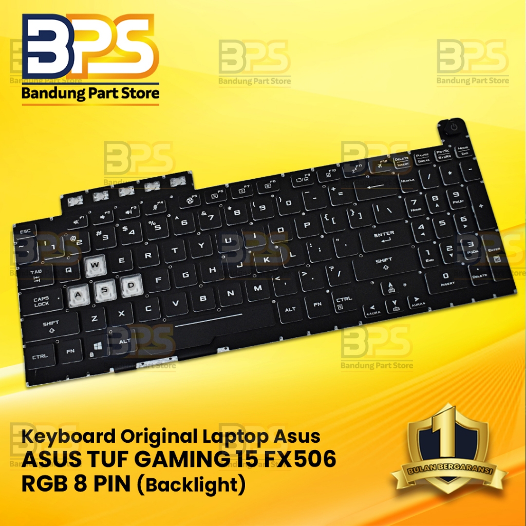 Jual Keyboard Original Laptop ASUS TUF Gaming 15 FX506 RGB 8 PIN ...