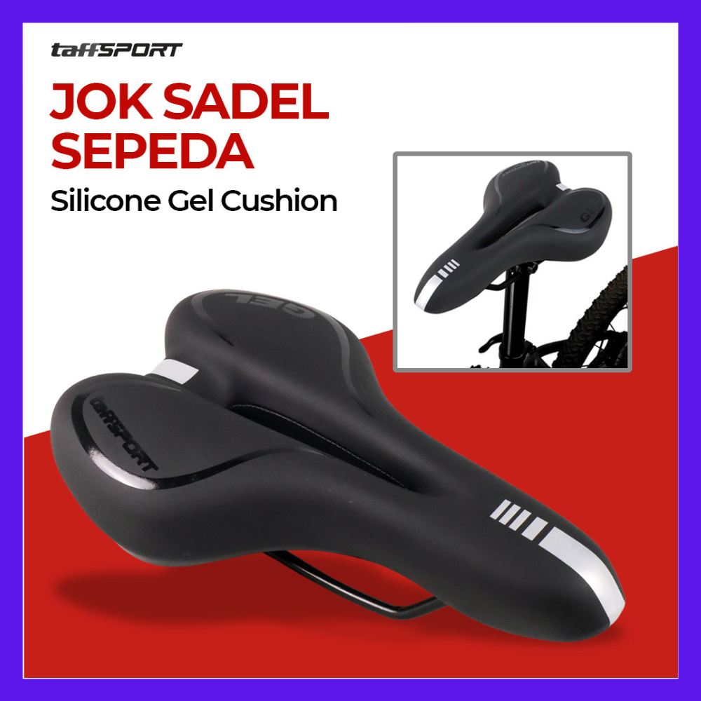 Jual Jok Sadel Sepeda Bike Saddle Silicone Gel Cushion / Jok Sadel ...