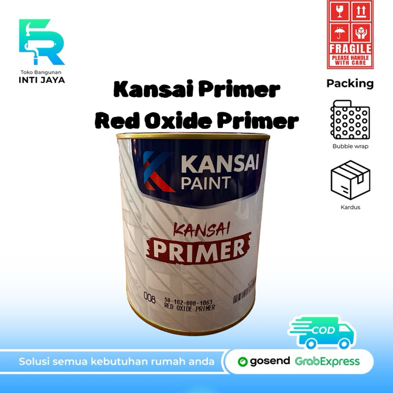 Jual Cat Meni Besi Anti Karat Kansai Primer Red Oxide Primer 1L ...