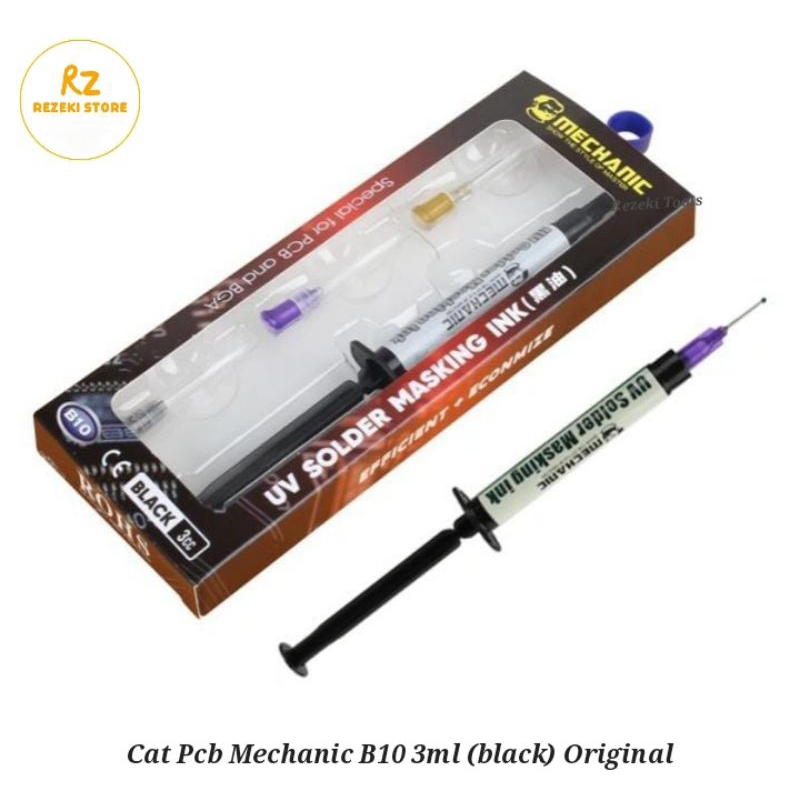Jual Cat Pcb Mechanic B10 3ML (Uv Curing Soldering Masking Ink ...