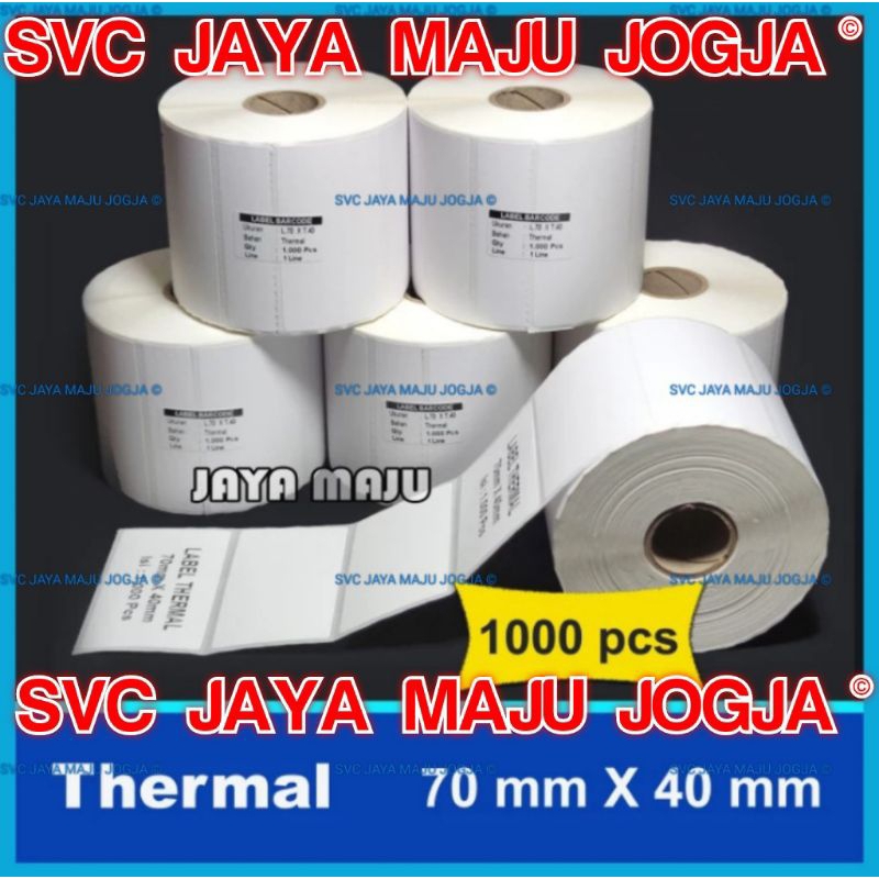 Jual 70 X 40 THERMAL TOP COAT - 1 LINE - FACE OUT - ISI 1.000 PCS ...