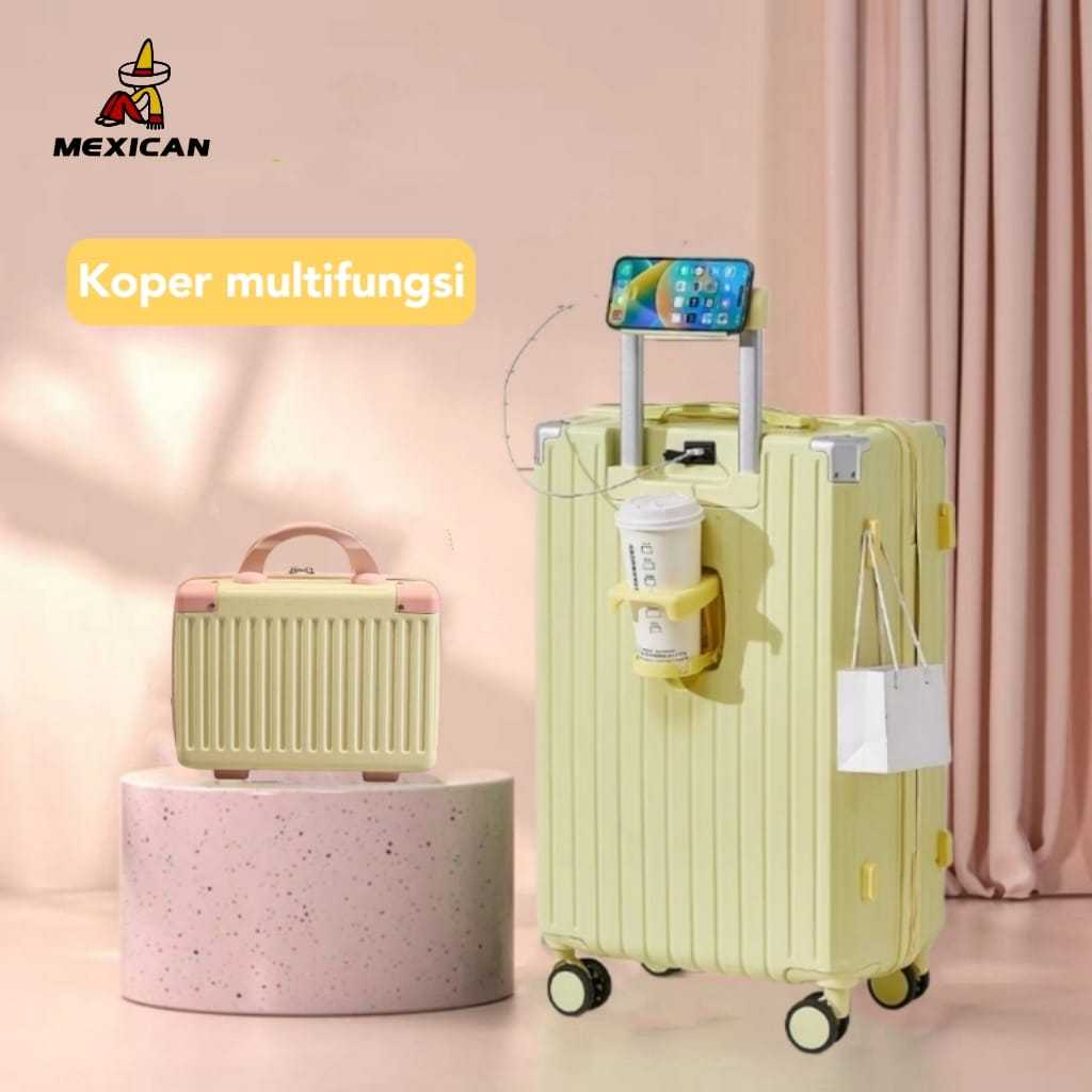 Jual MEXICAN Koper 24'' / 22'' /20 inch TRAVEL KABIN & BAGASI LAPTOP ...