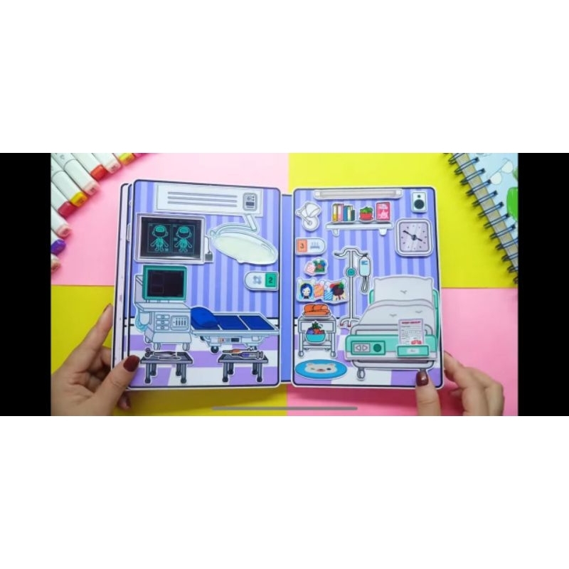 Jual Mainan Edukasi Viral Paper Book Paper Doll Toca Boca Seri ...