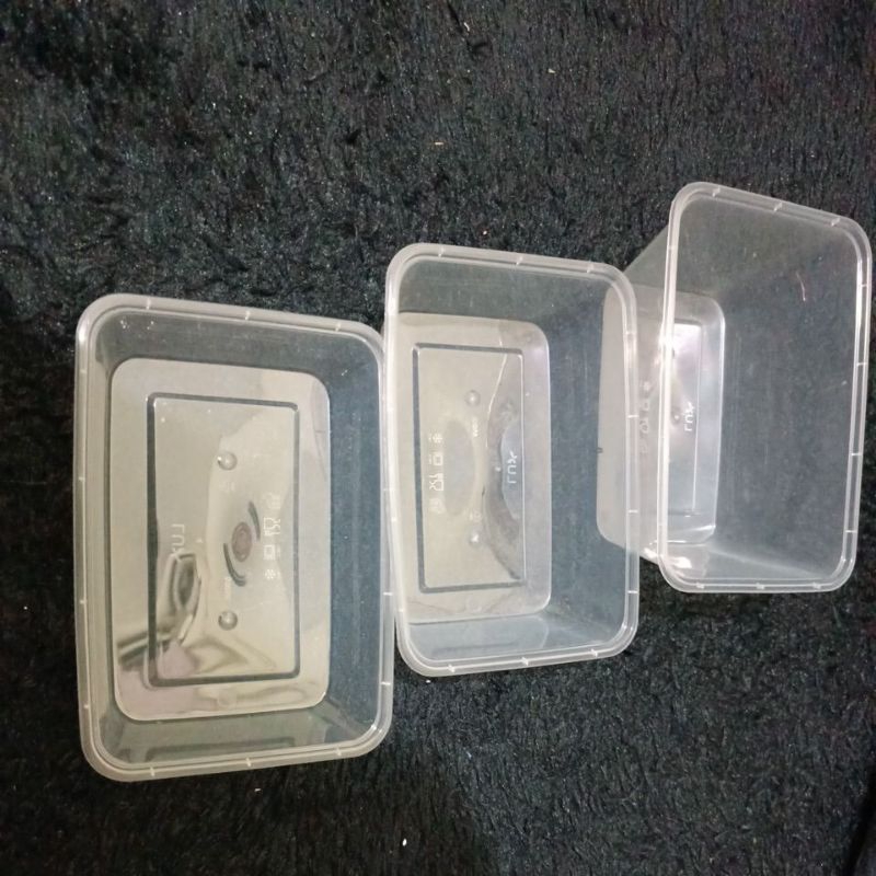 Jual Thinwall Container Kotak Makan Plastik tempat bungkus makanan 25 ...