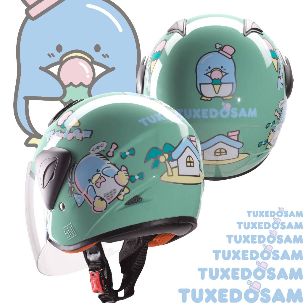 Jual Helm Anak Lucu Motif Tuxedosam untuk Usia 5 hingga 7 Tahun SNI ...
