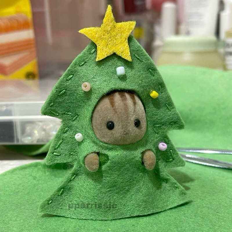 Jual SYLVANIAN FAMILIES baju sylvanian families christmas tree stroberi ...
