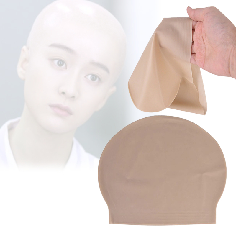 Jual Bald Cap Latex Fake Skin kepala botak palsu Wig botak bald cap ...