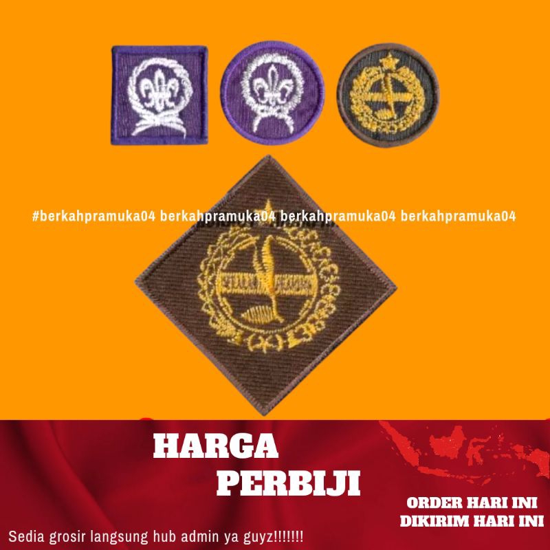 Jual Logo bordir badge bet emblem kitri pandu pramuka | Shopee Indonesia