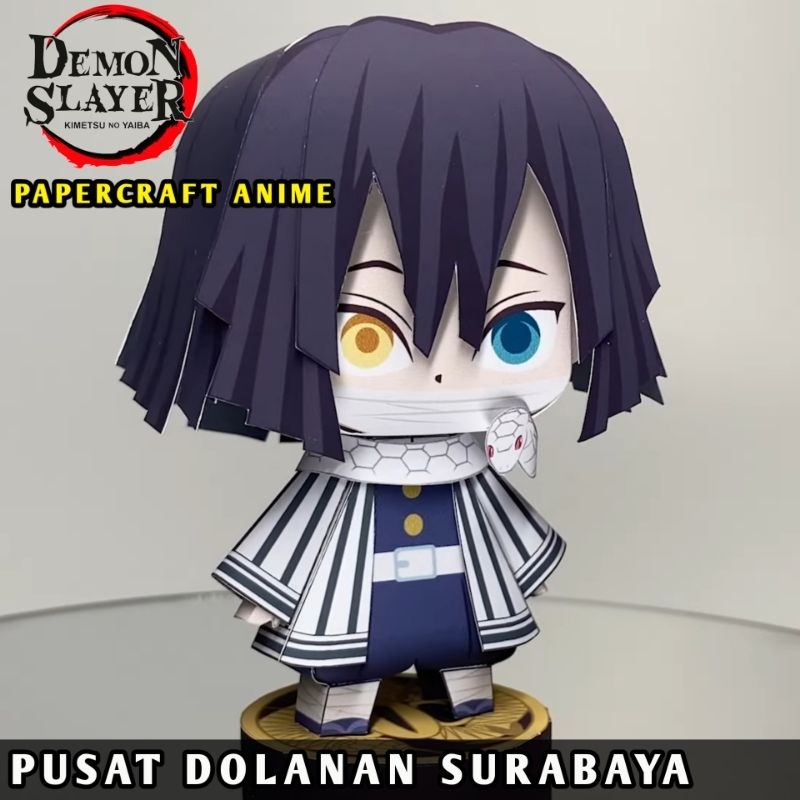 Jual DEMON SLAYER Papercraf Anime Figure Kimetsu no yaiba Obanai iguro ...