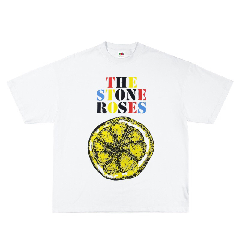 Jual The Stone Roses Lemons Art Font Colour Tshirt Band Britpop England ...