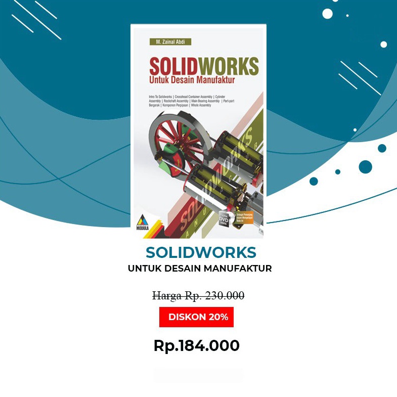 Jual KODE V1B BUKU SOLIDWORKS untuk desain manufaktur | Shopee Indonesia