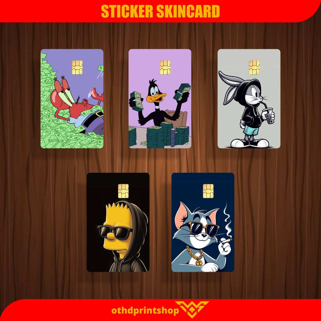 Jual Stiker Kartu Atm Skin Card SPESIAL PICT Stiker BCA Mandiri Bri Bni ...