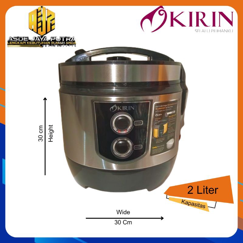 Jual Rice Cooker Kirin KRC-390 (2 Lt) | Shopee Indonesia