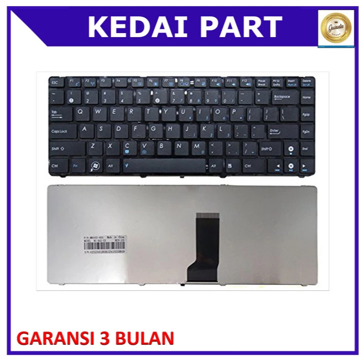 Jual KEYBOARD LAPTOP ASUS K42 A43 A43E A43U A43SJ K43 FRAME | Shopee ...