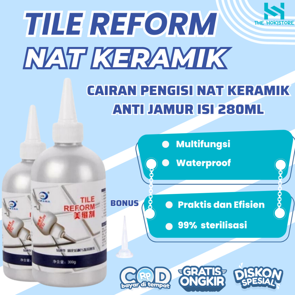 Jual TILE REFORM WATERPROOF Cairan Pengisi Nat Keramik Anti Jamur Tile ...