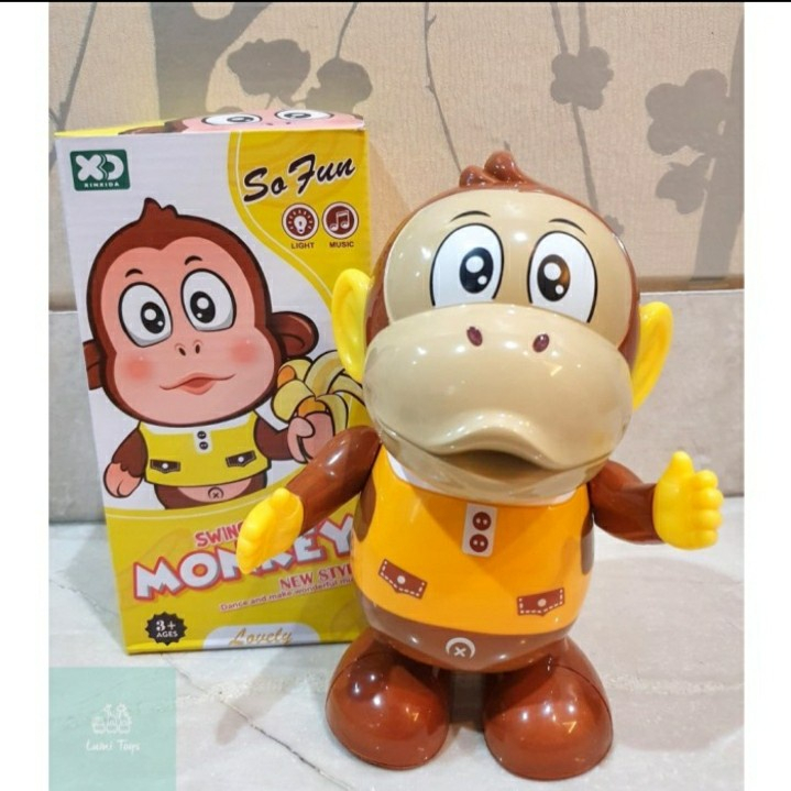 Jual TURTLETOYS - MAINAN ROBOT MONKEY DANCE IRON MAN DANCING ROBOT ...
