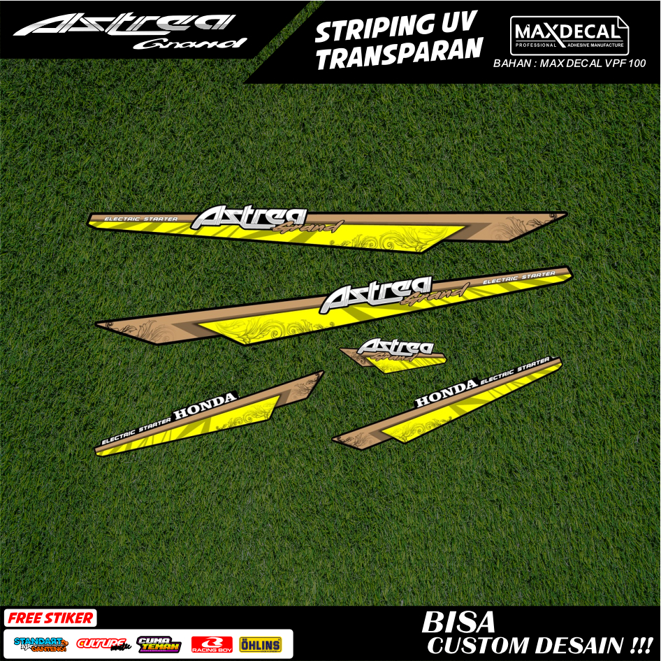 Jual STRIPING VARIASI HONDA ASTREA GRAND / STICKER LIST MOTOR HONDA ...