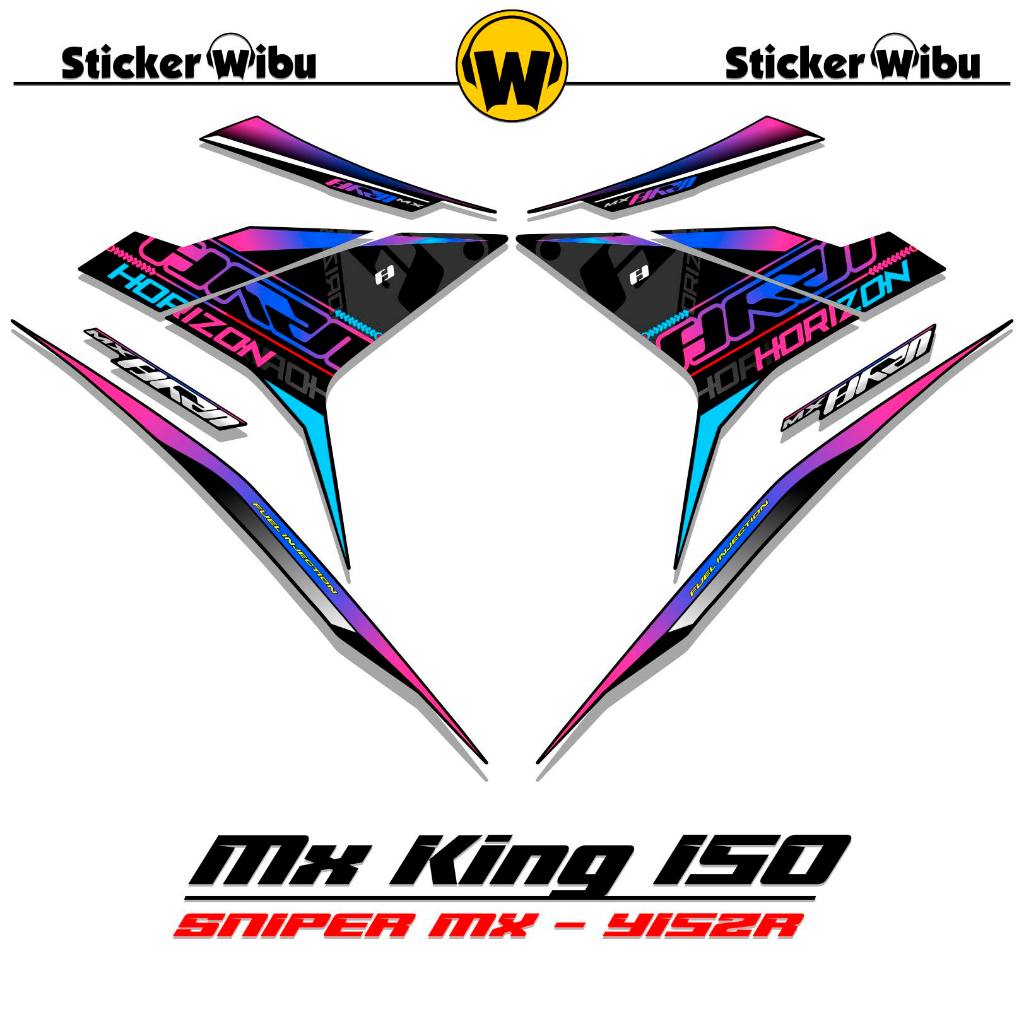 Jual STRIPING MX KING 150 / 40 / YAMAHA SNIPER 150 MXi / STICKER MXKING ...