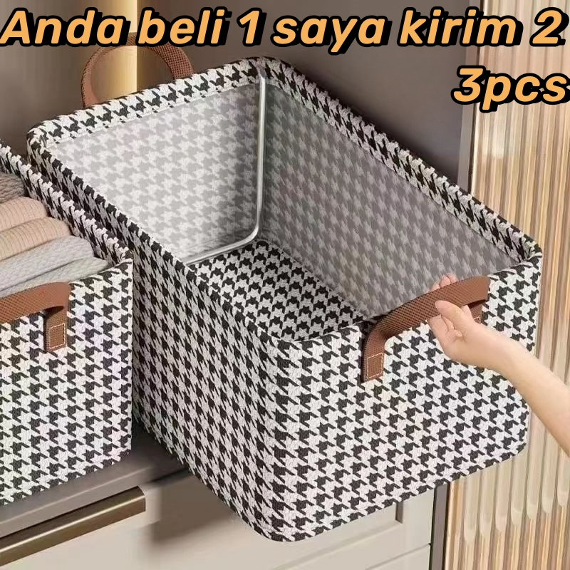 Jual Kationik Storage Box dapat dilipat kotak penyimpanan Multifungsi ...