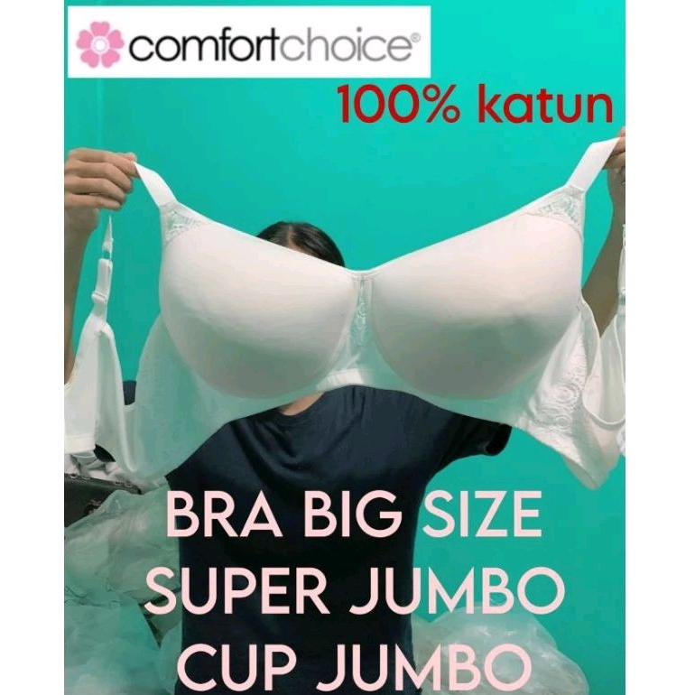 Jual BRA SUPER BIG SIZE LUAR NEGRI / EROPA COMFORT CHOICE SUPER JUMBO ...