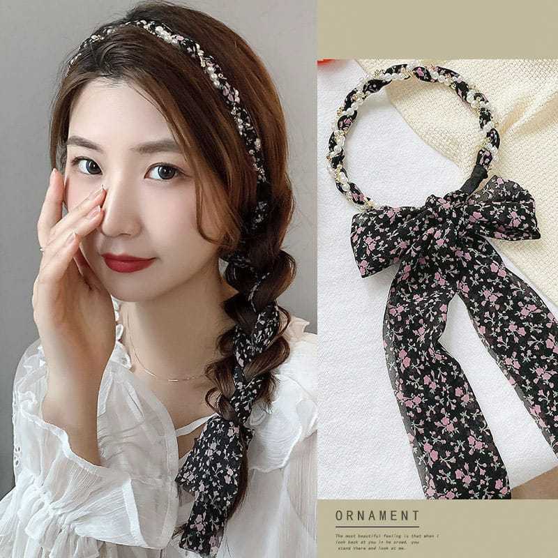 Jual V2 - Bando Pita Mutiara Cantik Pita Rambut Cantik Fashion Stylish ...
