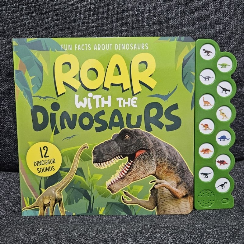 Jual SOUND BOOK ROAR WITH THE DINOSAURS | Shopee Indonesia