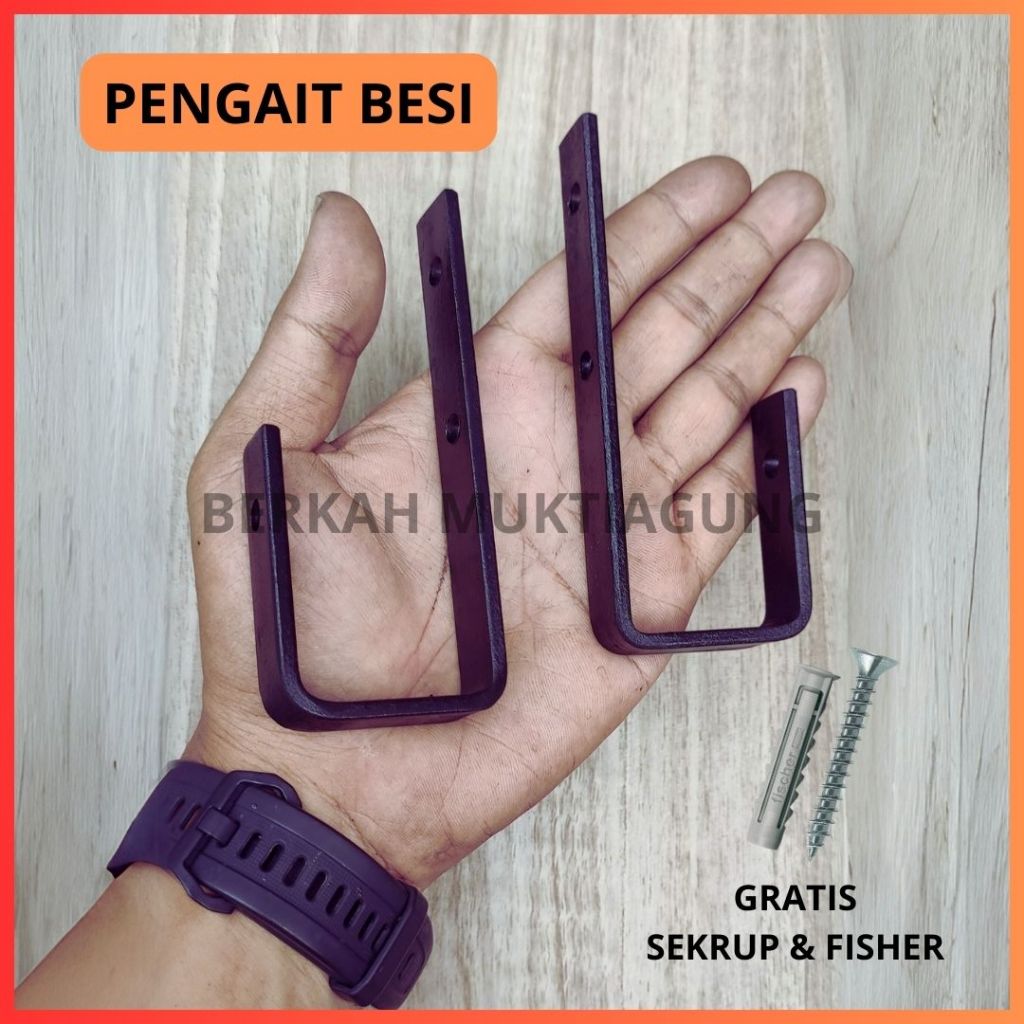 Jual [MURAH] Kait Besi Hook Single Gantungan Serbaguna | Shopee Indonesia