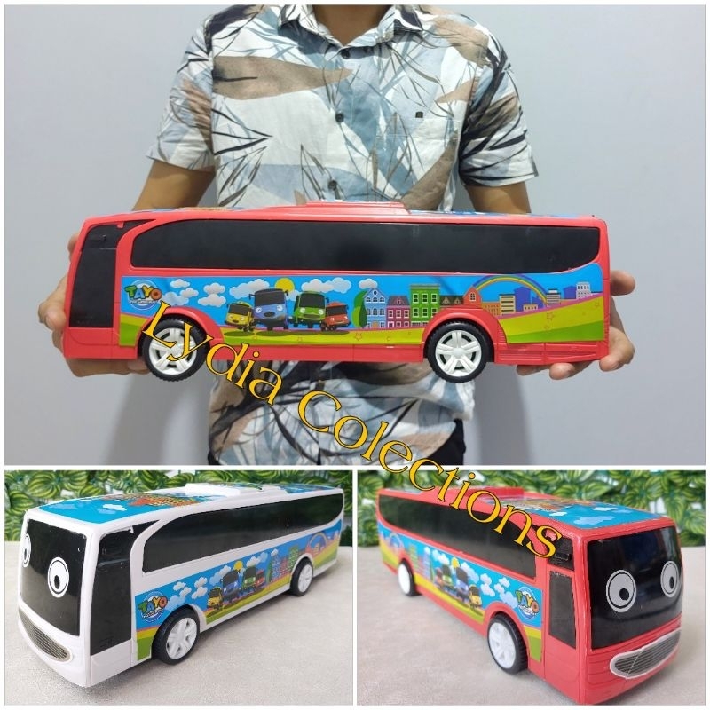 Jual Mainan Bus Tayo Little Bus Ukuran Jumbo Roda Friction | Shopee ...