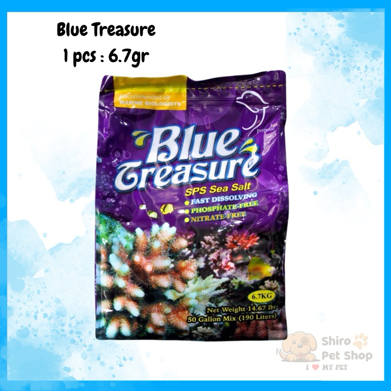 Jual Blue Treasure SPS Sea Salt 6.7KG Garam ASW Marine Reef Laut ...