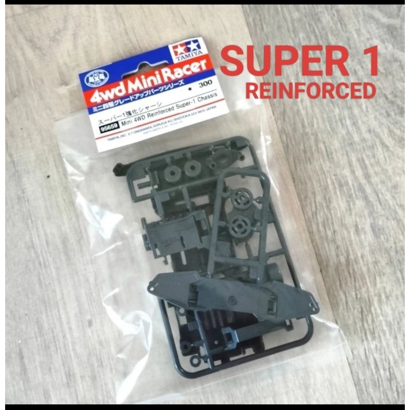 Jual Tamiya SUPER 1 Reinforced Chassis Mini 4wd - 95659 - Original ...