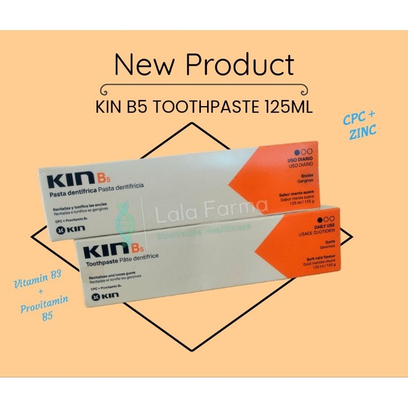 Jual Pasta Gigi/toothpaste KIN B5 125ML | Shopee Indonesia