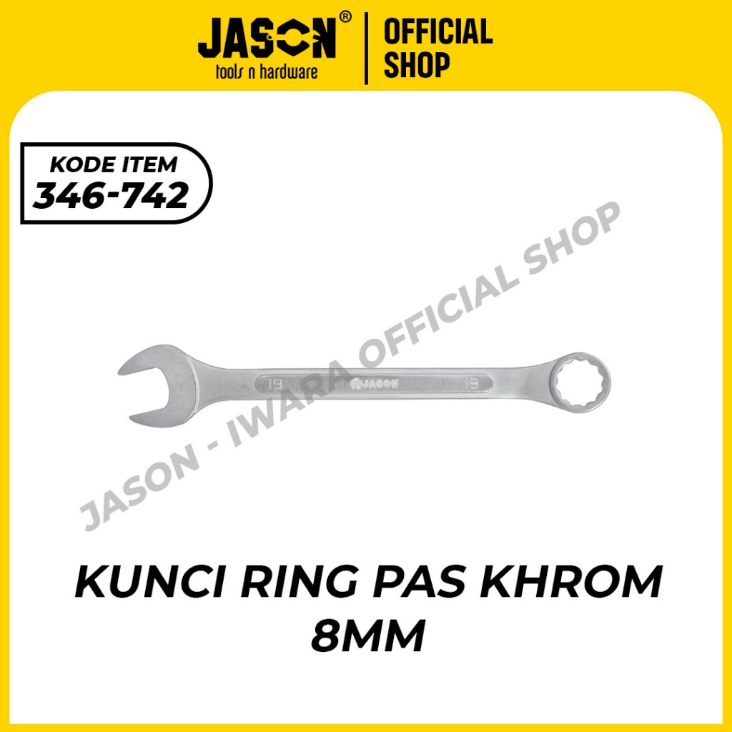 Jual JASON KUNCI RING PAS KHROM | COMBINATION SPANNER | Shopee Indonesia