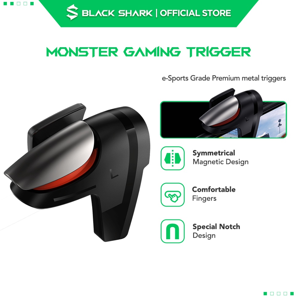 Jual Premium Black Shark Monster Gaming Trigger Magnetic Game ...